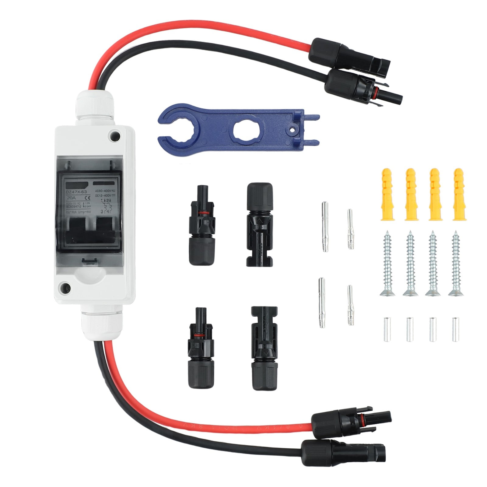 Ip65 Pv Combiner Box Solar Insulator Switch 400V 1 In 1Out 1S Dc ...