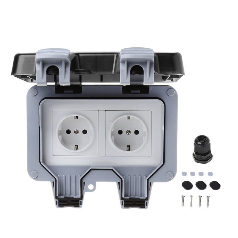 Ip66 Outdoor Wall Socket Socket Garden Socket Outdoor Socket Surface ...