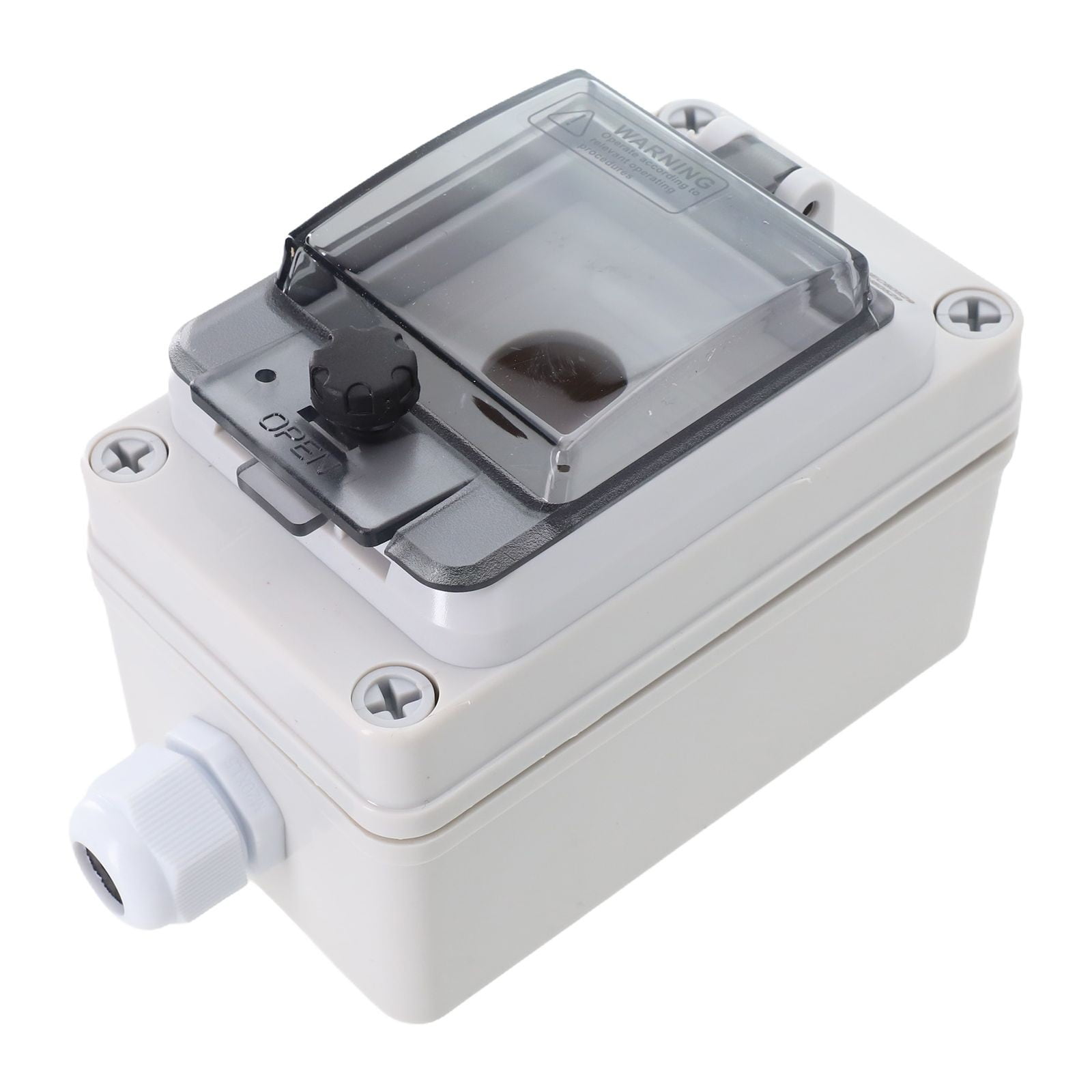 Ip66 Rated Outdoor Waterproof Control Box With Single Hole Button ...
