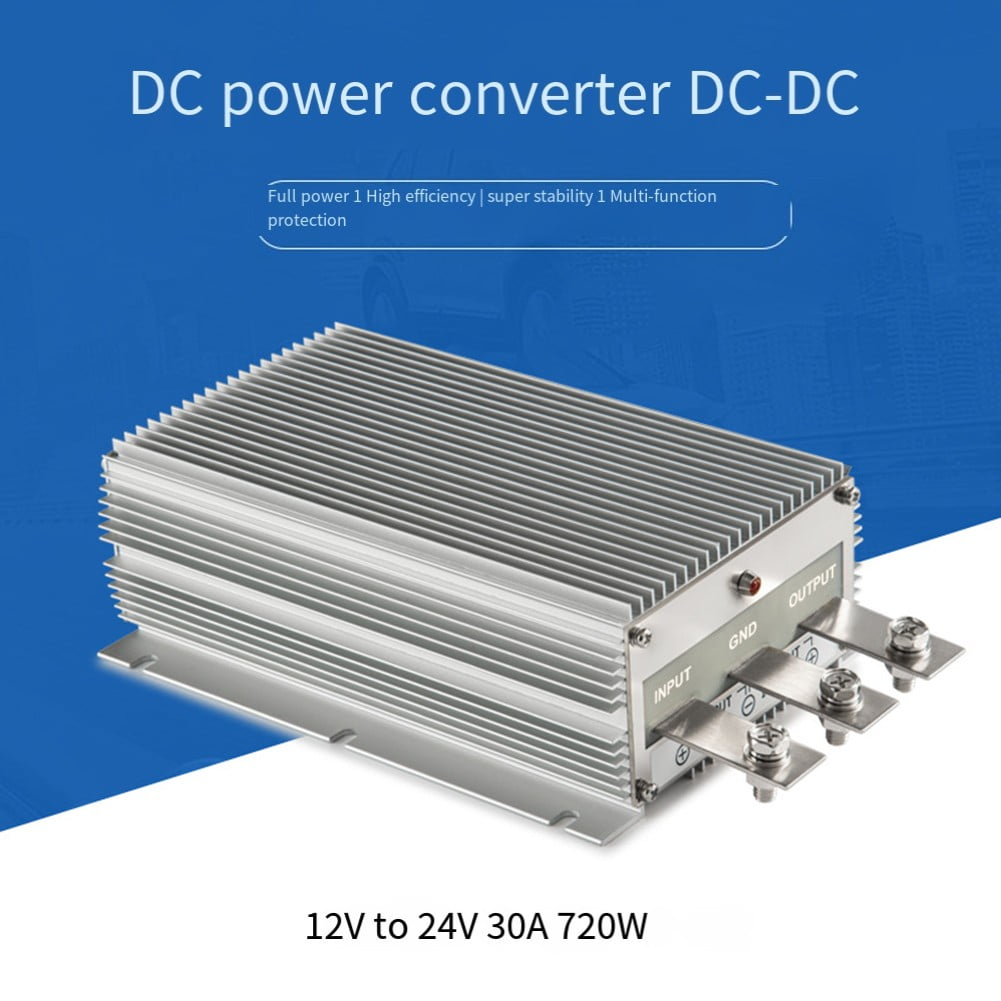 IP68 12VDC to 24VDC 30A Step-Up Power Supply 720W DC Converter ...