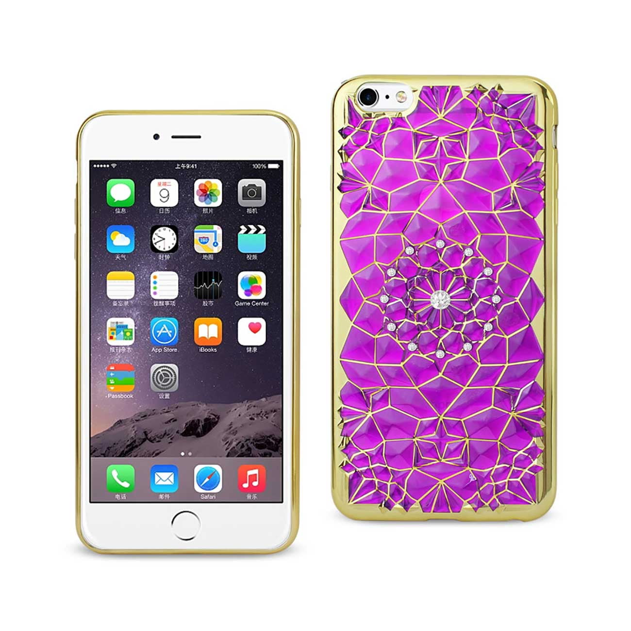 Iphone 6 Plus/ 6s Plus Soft Tpu Case With Sparkling Diamond Sunflower ...