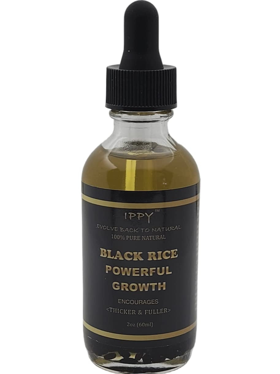 Ippy Black Rice Powerful Hair Growth Oil, 2 Oz - Walmart.com