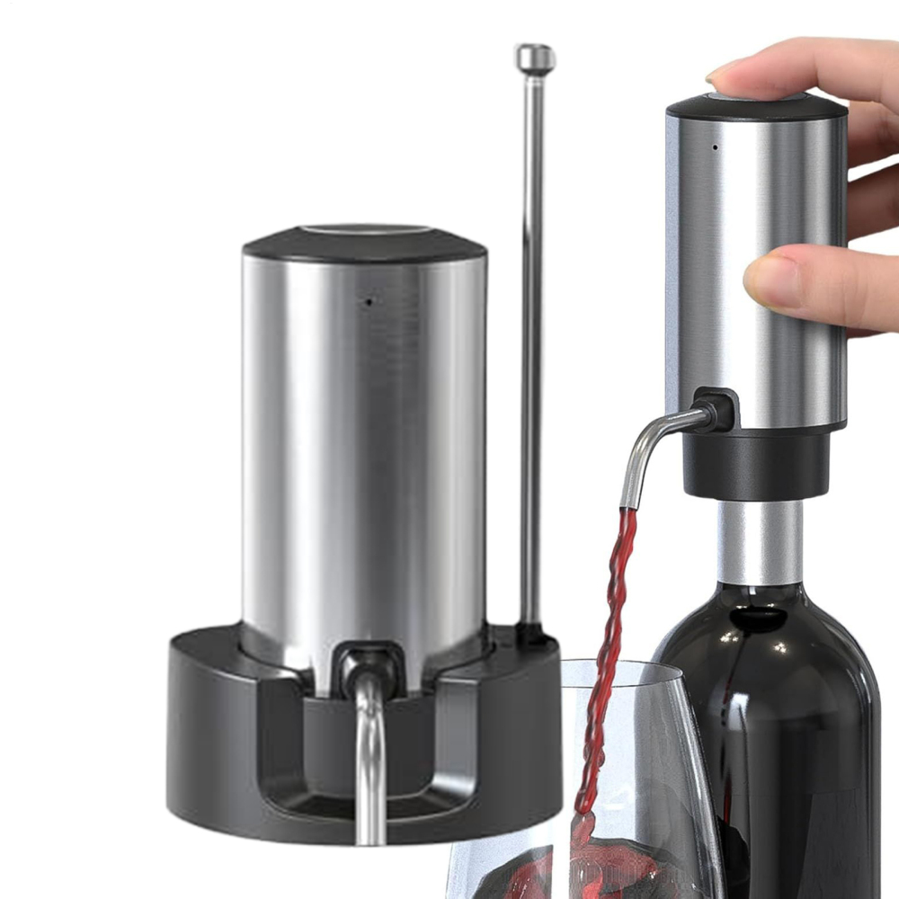 Ipretty Electric Wine Aerator Rechargeable Automatic Tool Kit Electric ...