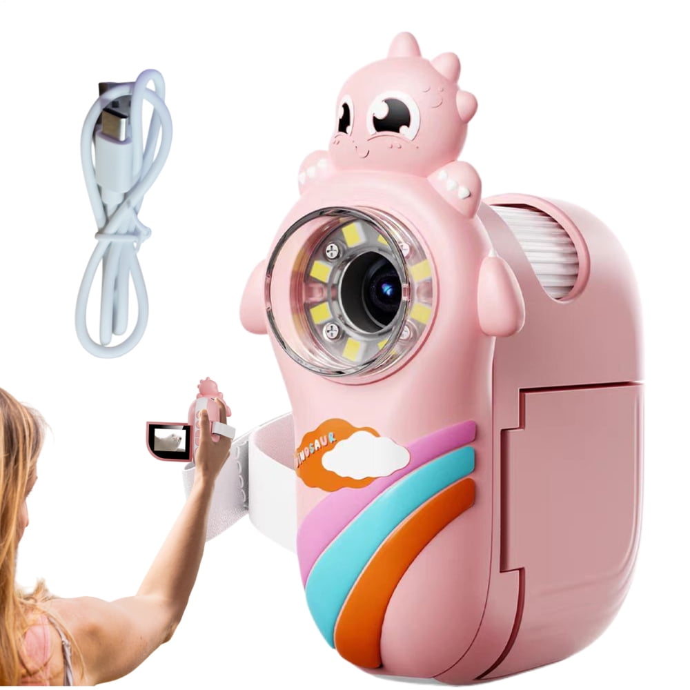 Ipretty Handheld Microscope for Kids 1000X Kids Cartoon Portable ...