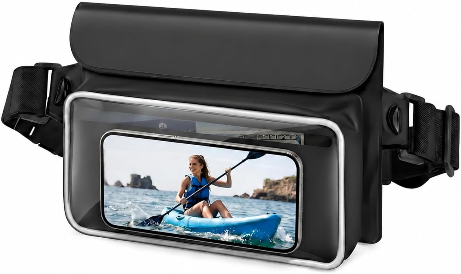 Ipx8 Waterproof Fanny Pack, 1 Pack Floating Phone Pouch Touchscreen Dry ...