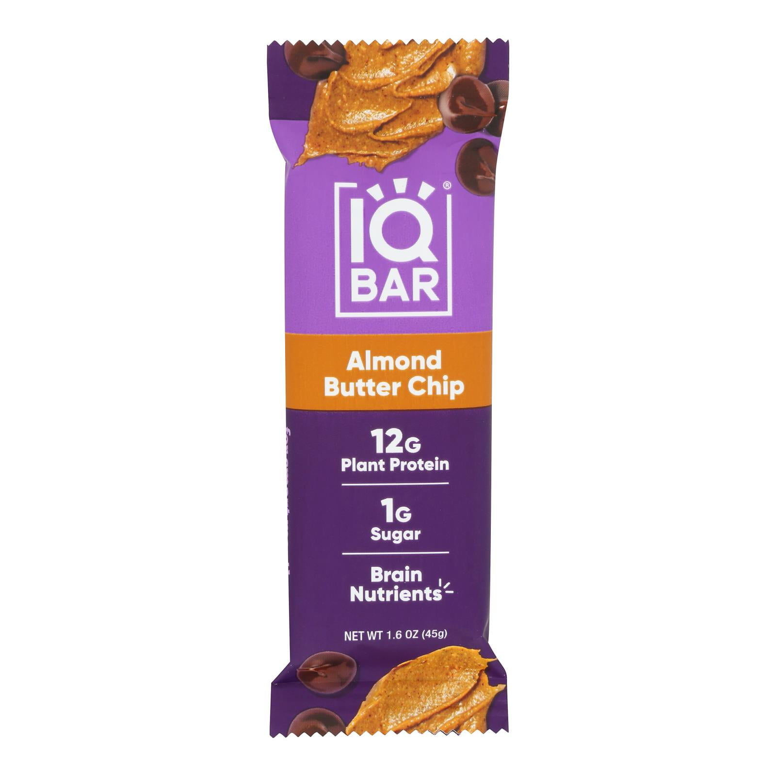 Iq Bar - Bar Almond Butter Cup - Case of 12 - 1.6 OZ - Walmart.com