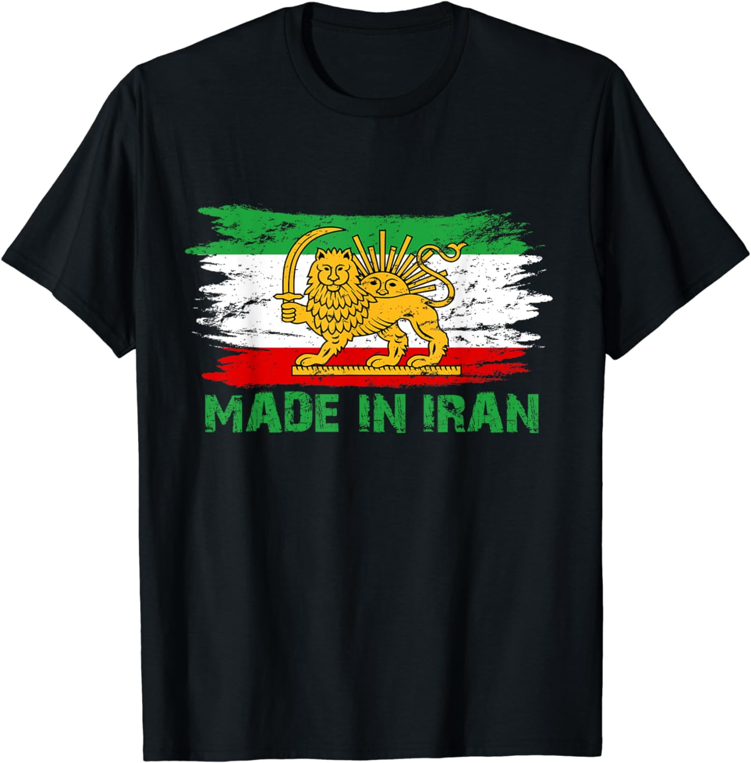 Iran For Women and For Men Iranian Flag Lion Persian T-Shirt - Walmart.com