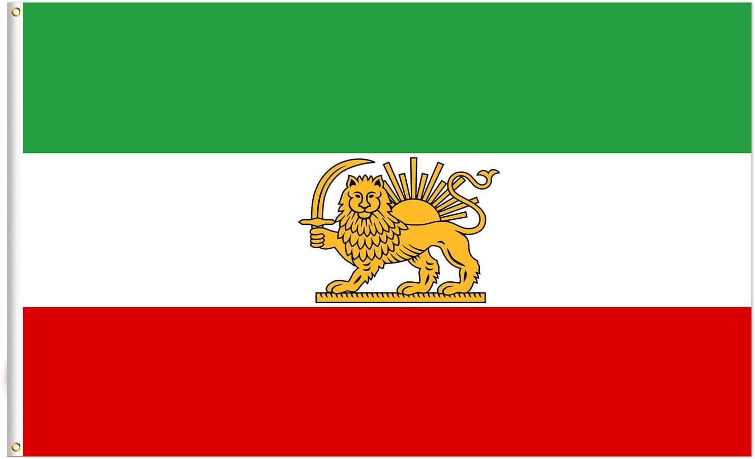 Iran Old Persia Flag, 3Ply Polyester, Heavy Duty, Double Sided Persian Flags - Walmart.com