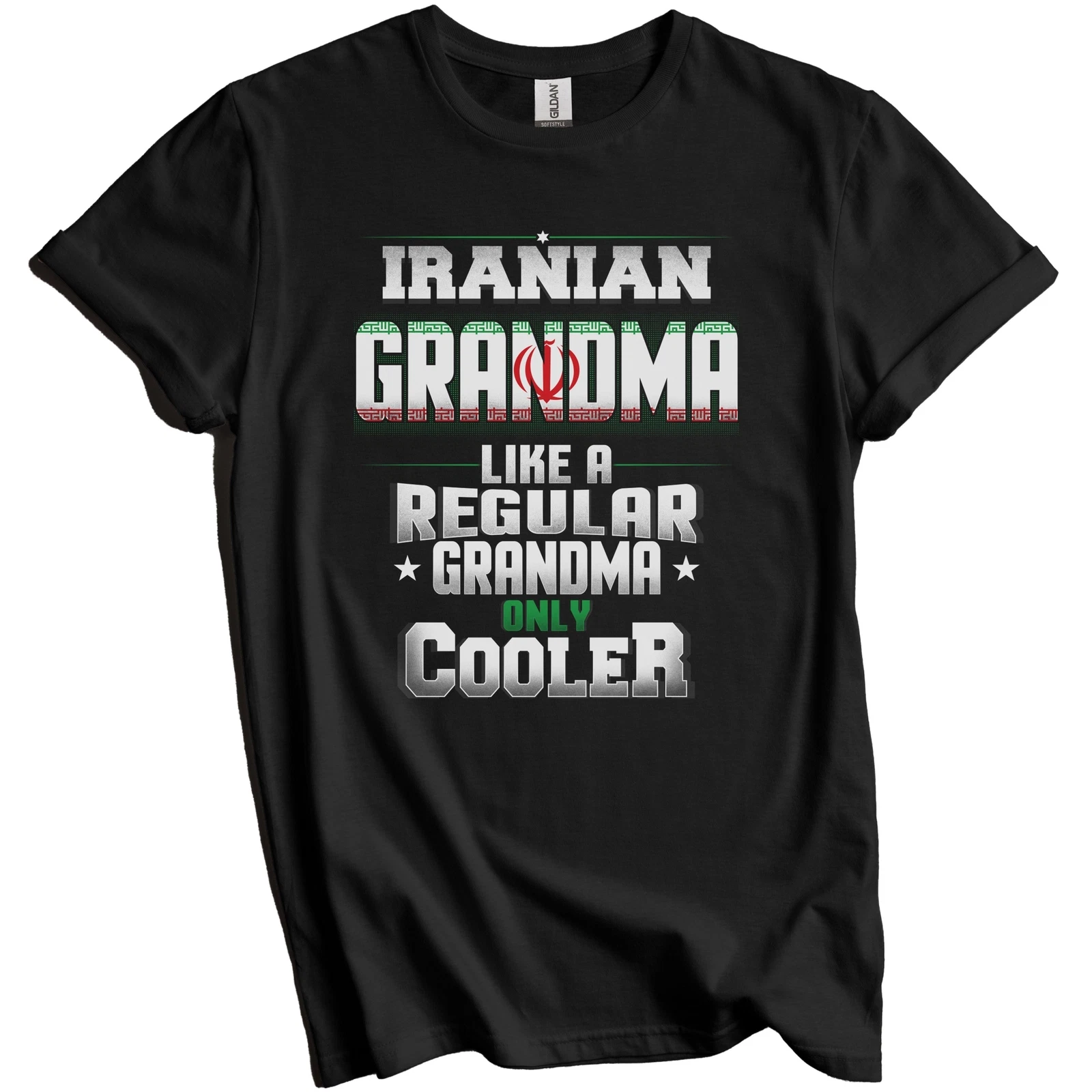 Iranian Grandma Regular Grandma Only Cooler Shirt Funny Iran ...