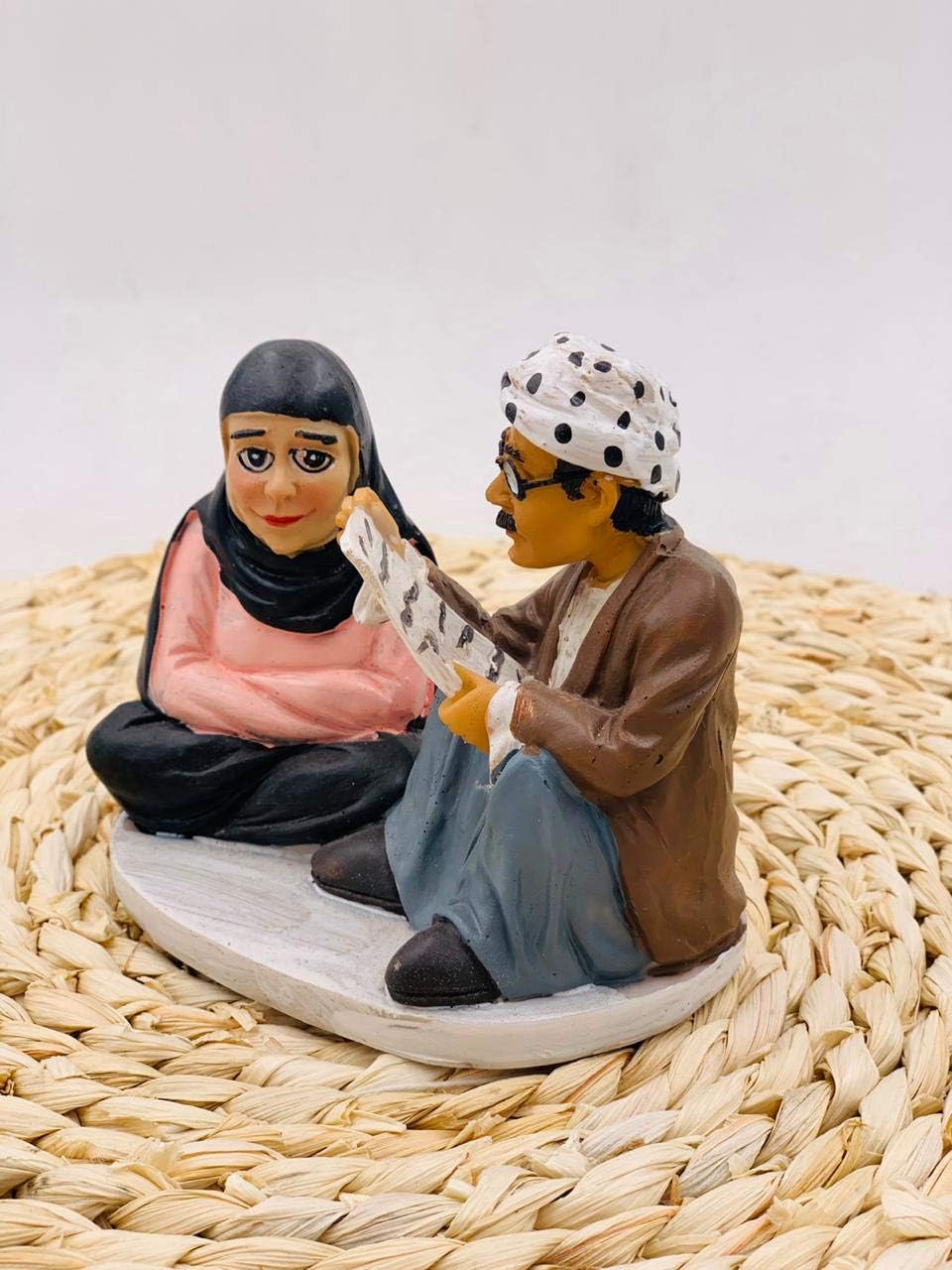 Iraqi Ethnicity Historical Statue Haji&Salima - Walmart.com
