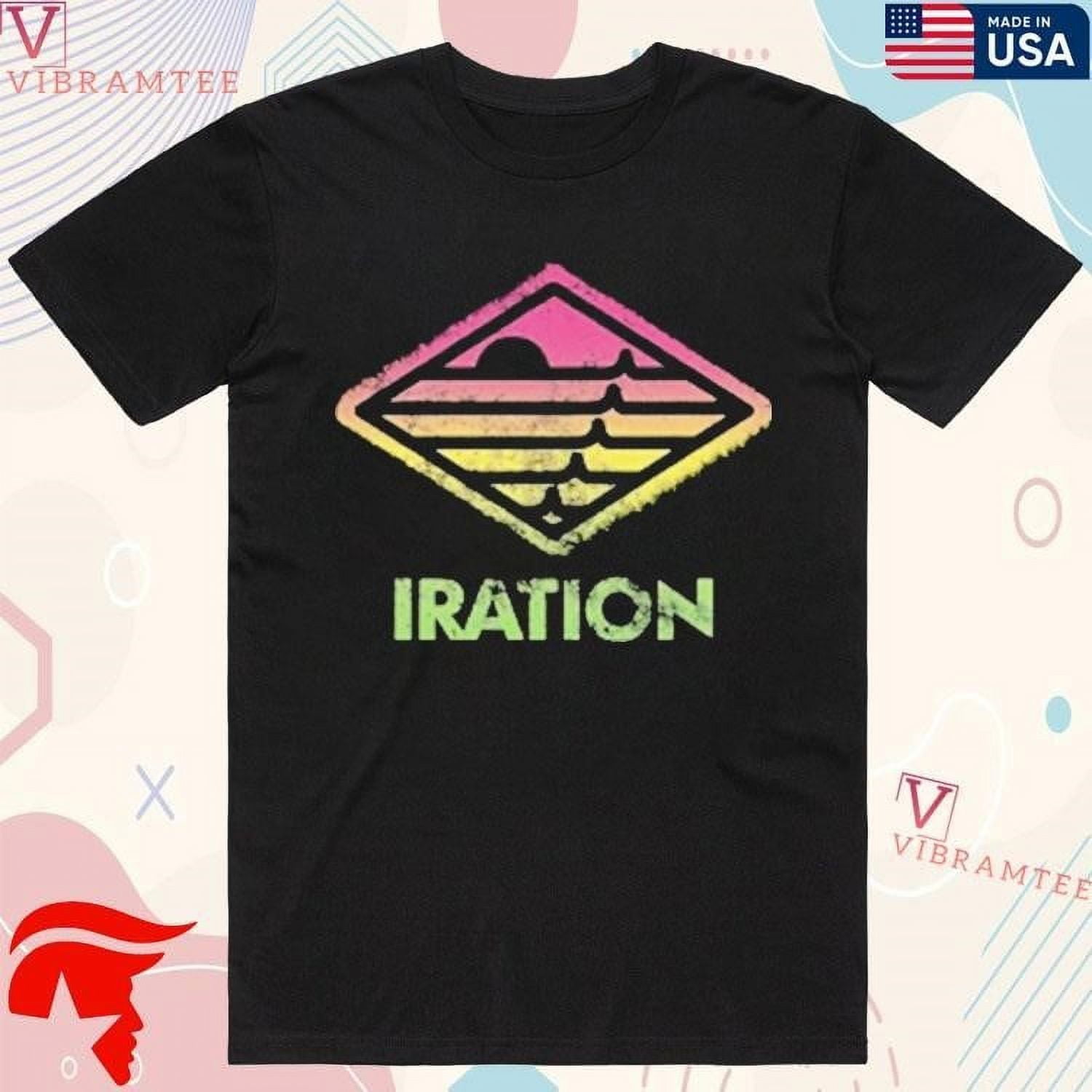 Iration Neon Logo T-shirts - Walmart.com
