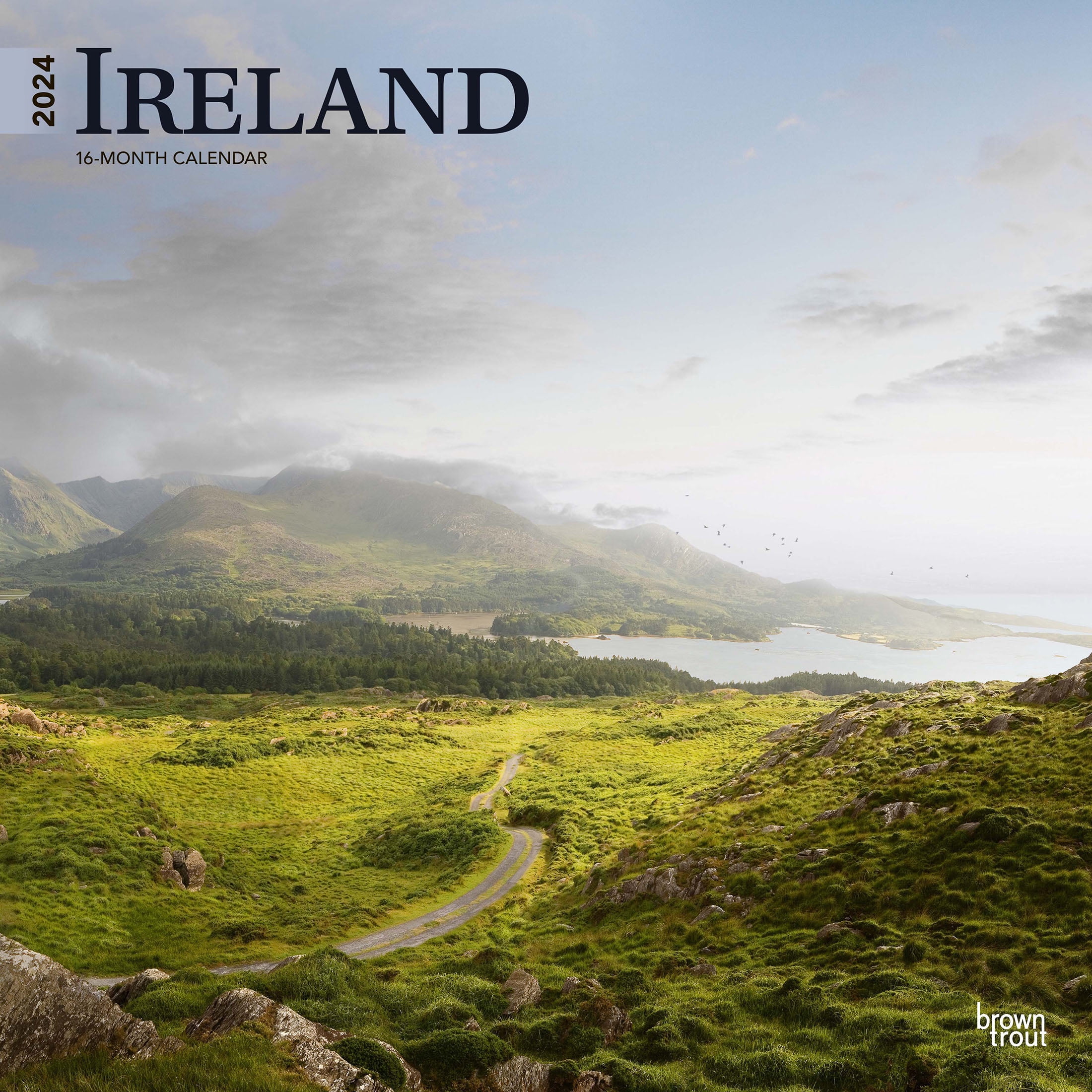 Ireland | 2024 12x24" (Hanging) Monthly Square Wall Calendar ...