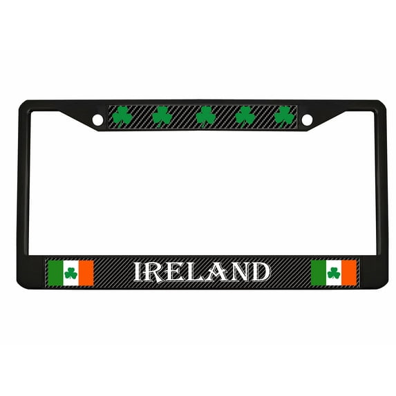 Ireland Flag Irish Country Style Metal License Plate Frame Personalized ...