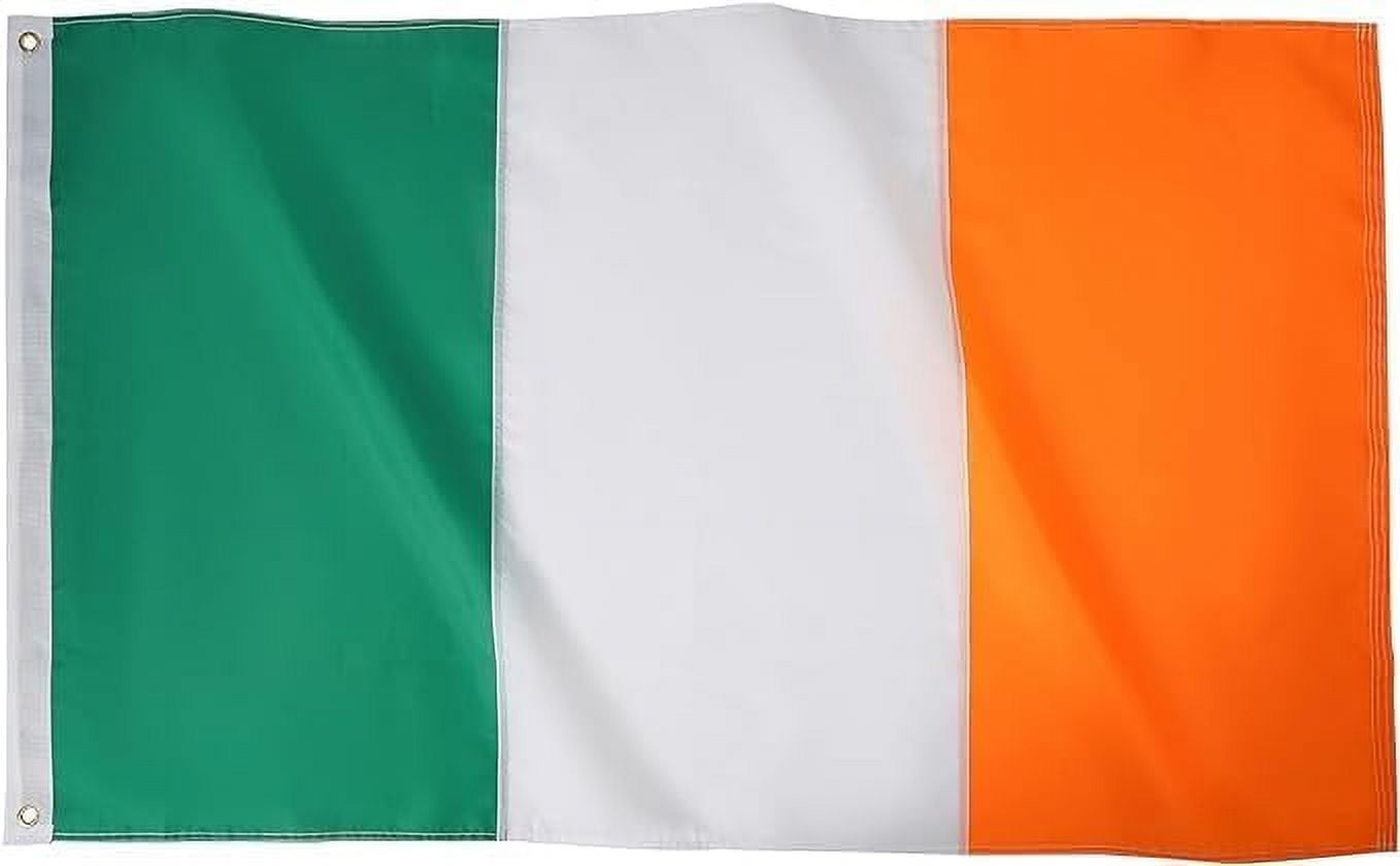 Ireland Flag Irish Outdoor Flag 2X3 Sewn Stripes Large Flags Heavy Duty ...