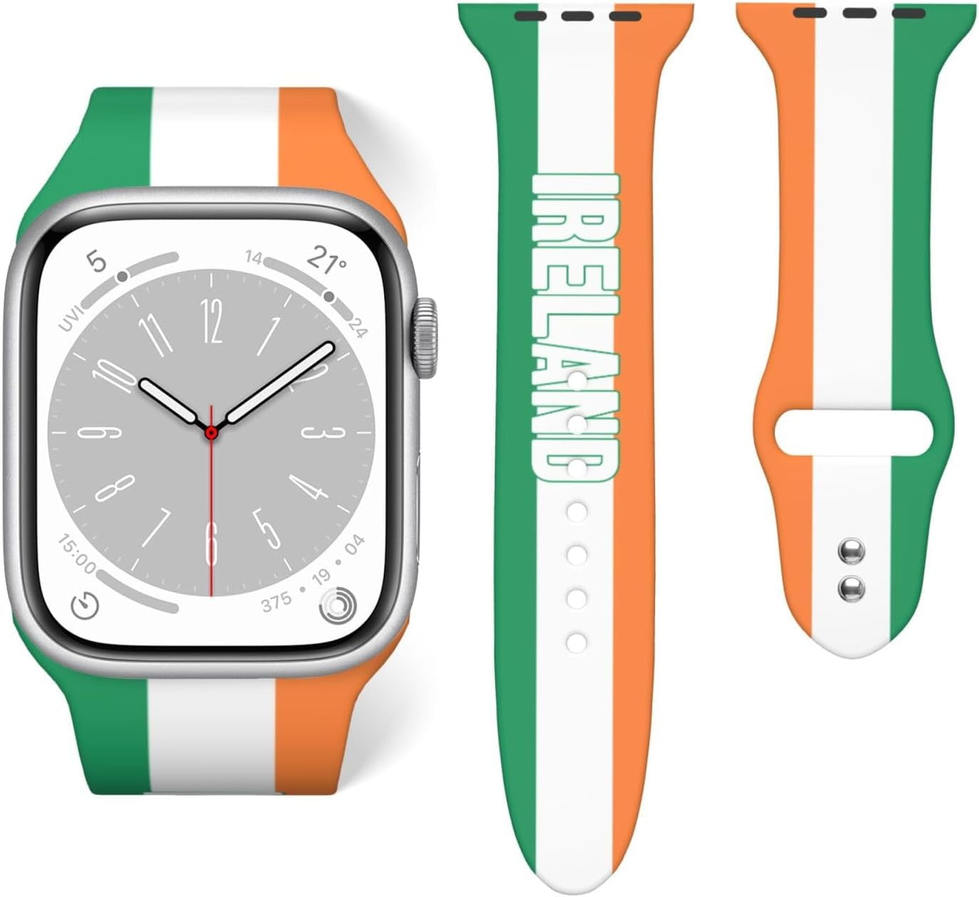 Ireland Flag Watch Band For Apple Wristband Band For Iwatch Series Soft ...