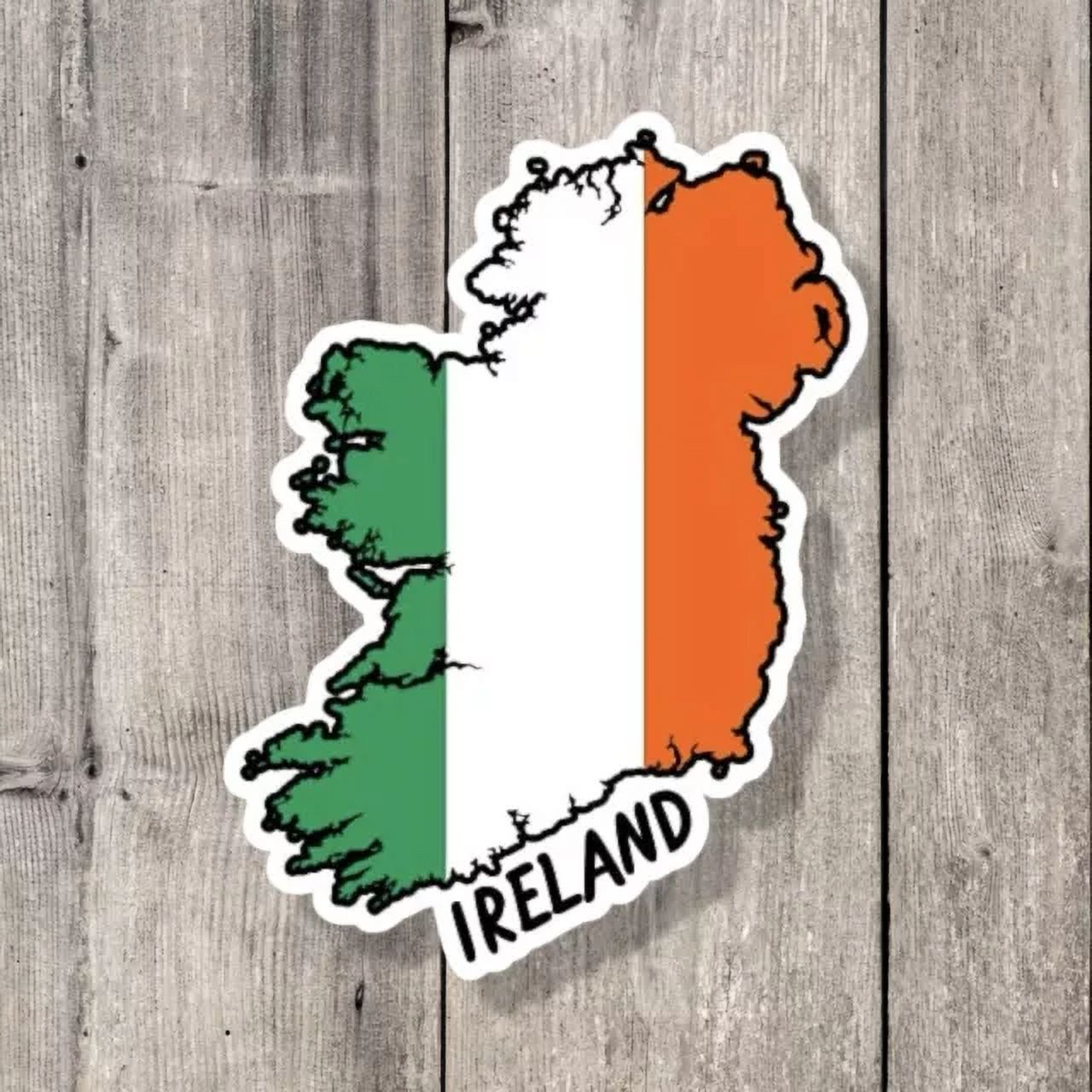 Ireland Irish Flag Laptop Sticker Water Bottle Sticker Hard Hat ...