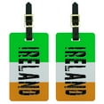 Ireland Irish Flag Luggage Tags Suitcase Carry-On ID, Set of 2 ...