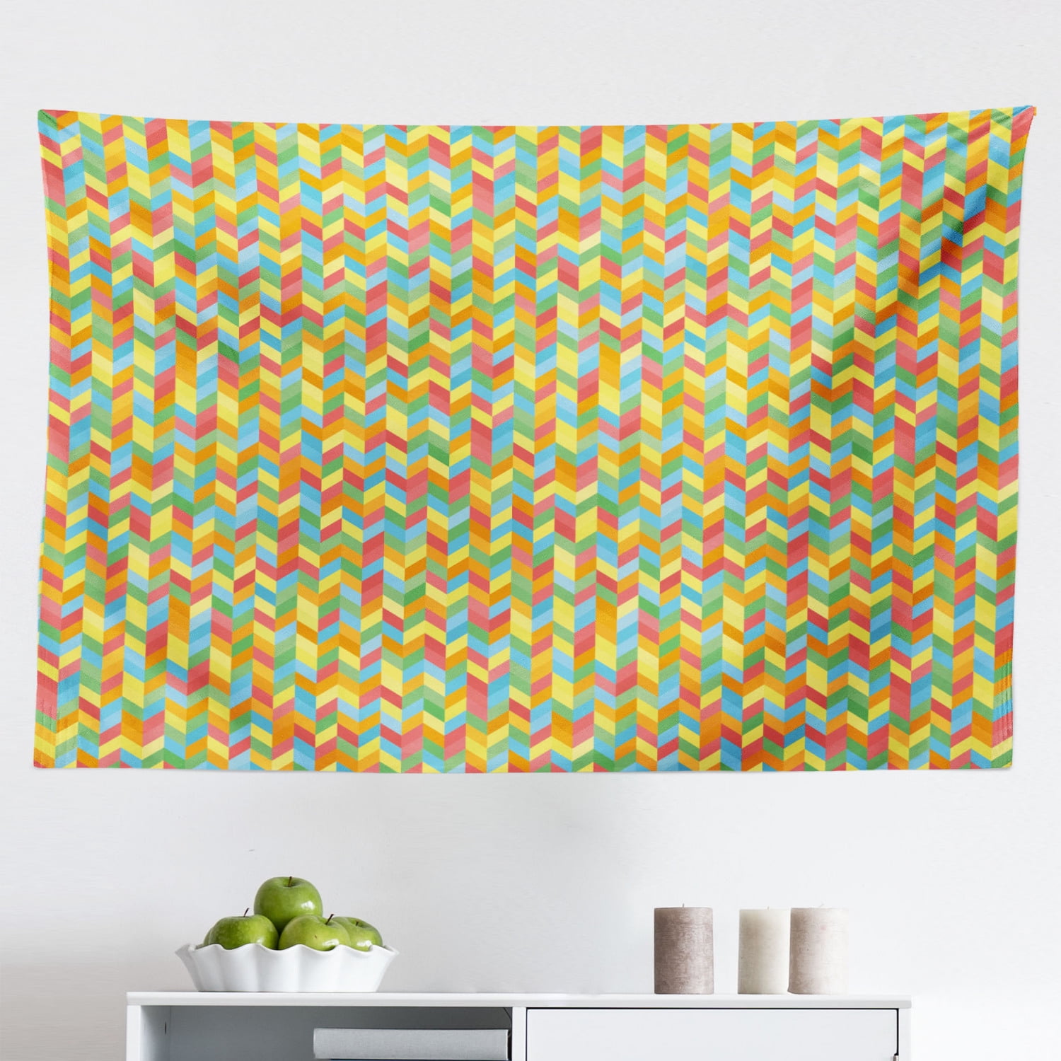 Ireland Map Tapestry, Informational Detailed Graphics Pattern Showing ...