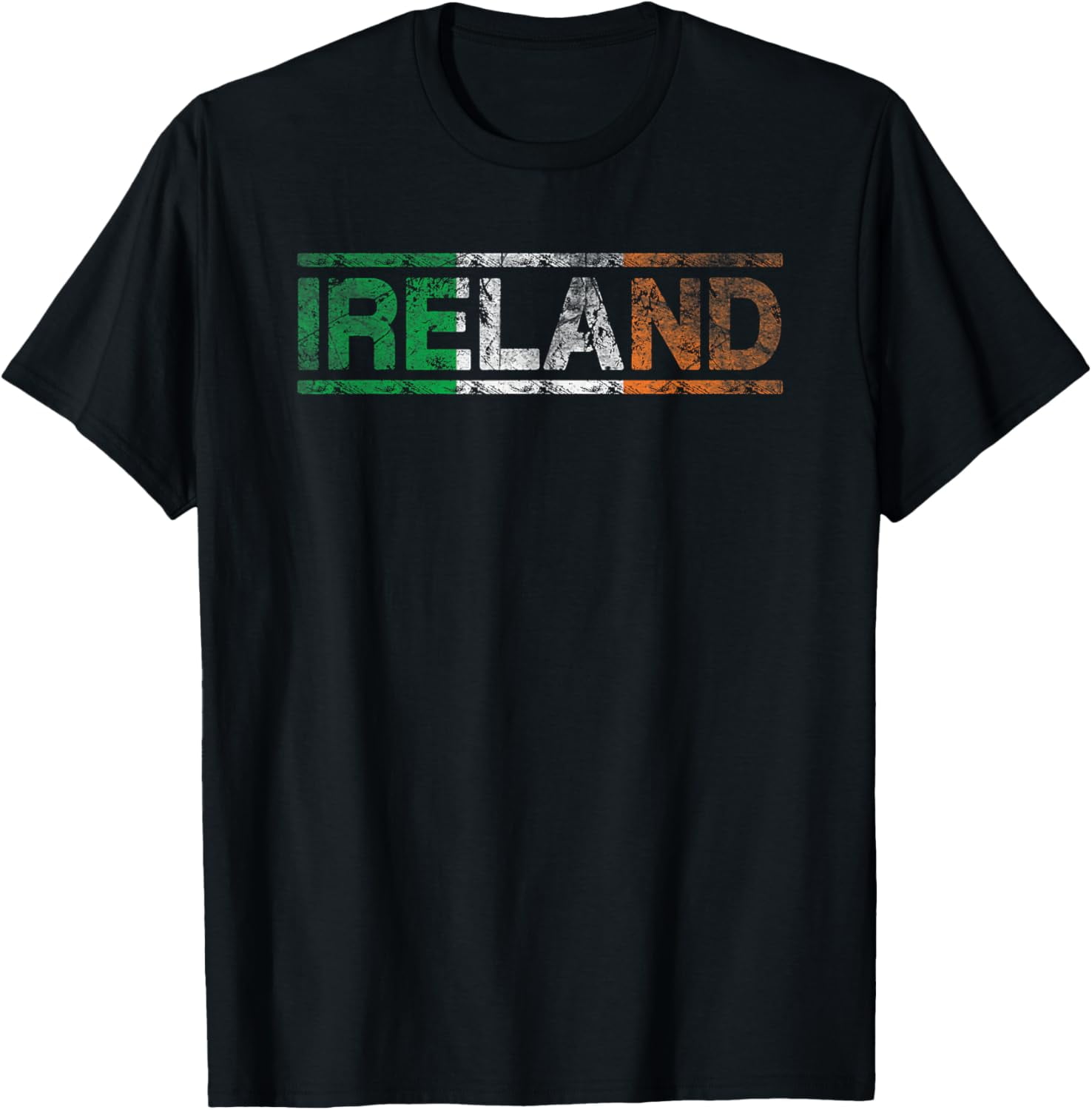 Ireland Retro flag Irish Distressed Graphic T-Shirt - Walmart.com