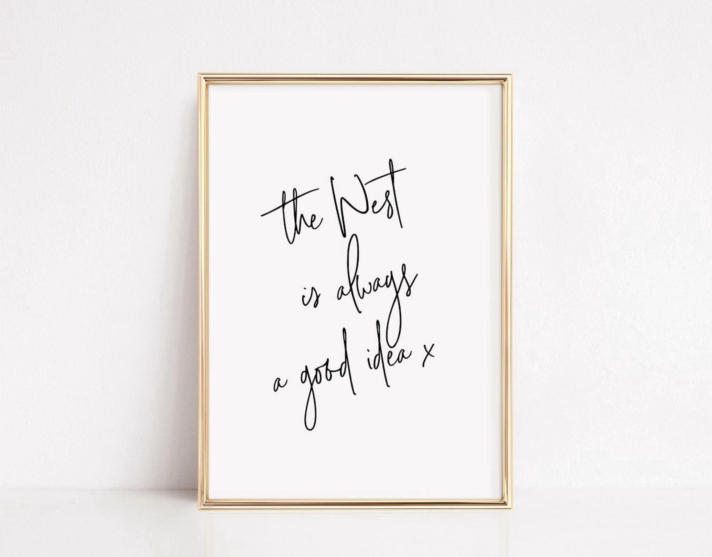 Ireland Travel The West Is Always A Good Idea Poster, Travel Inspired ...