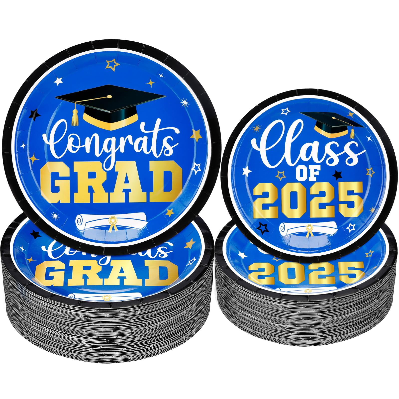 Irenare 200 Pcs Graduation KEF16 Plates 2025 Congrats Grad Dinner ...