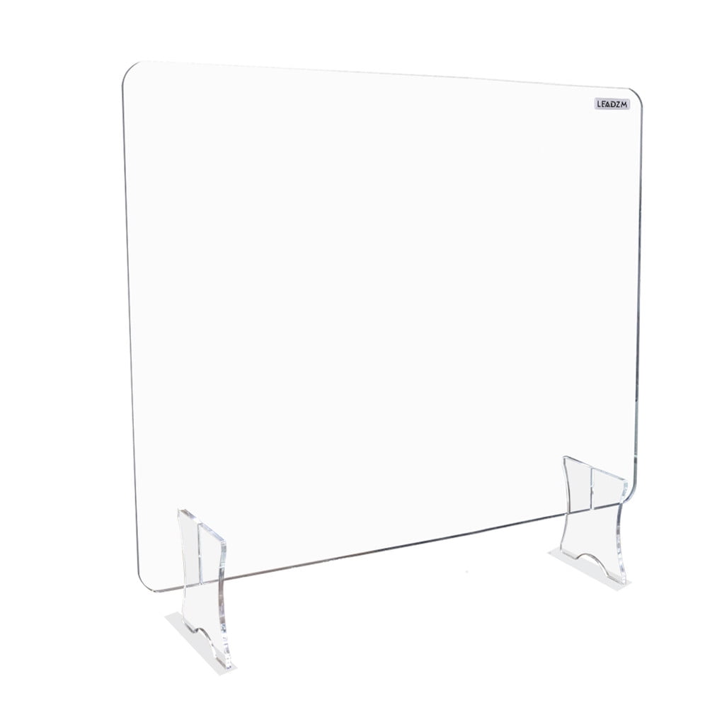 Irene Inevent Sneeze Guard Table Panel Shield - 30x23.6 Inch - Walmart.com