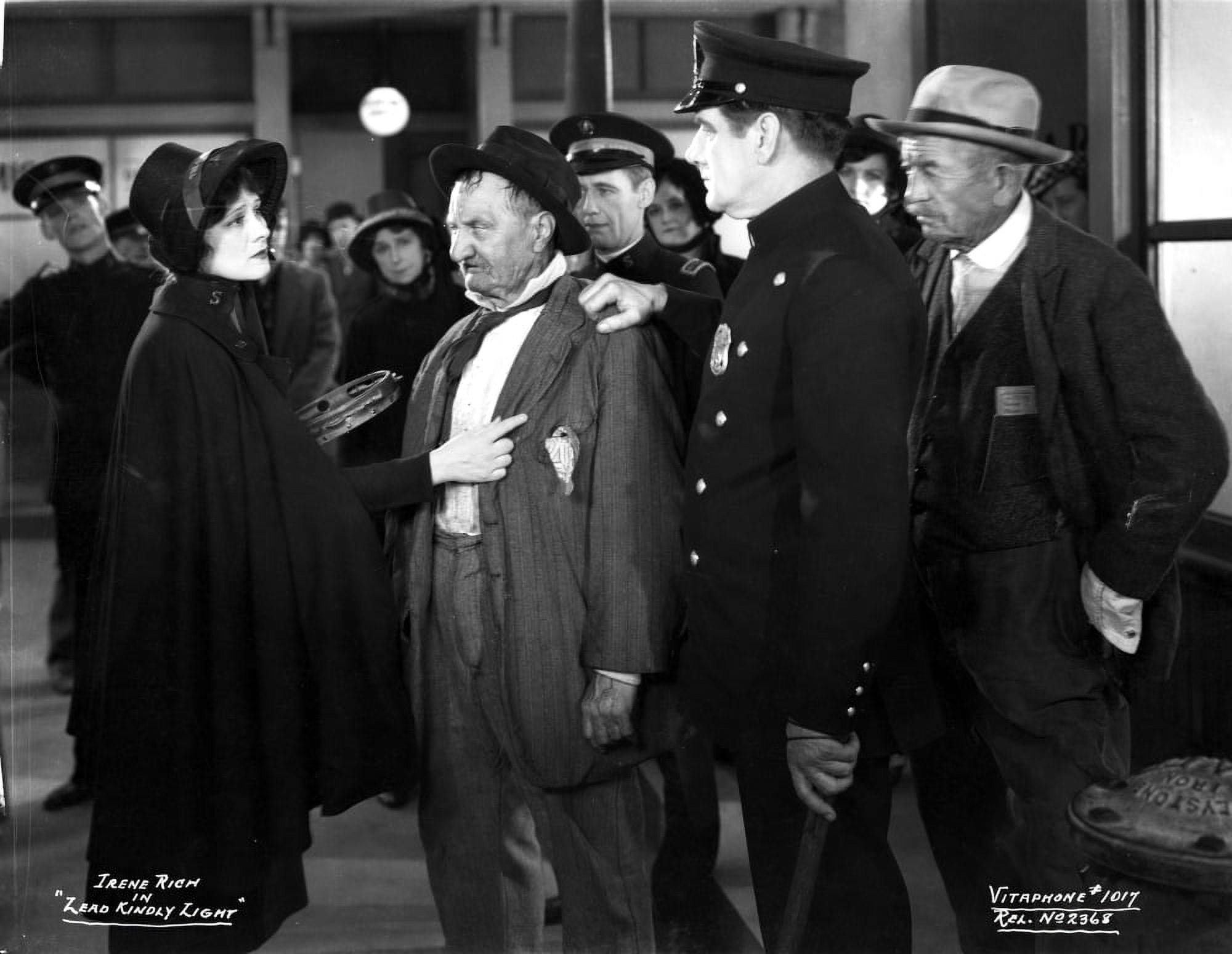 Irene Rich in Black Dress Talking to Men Photo Print (8 x 10) - Walmart.com