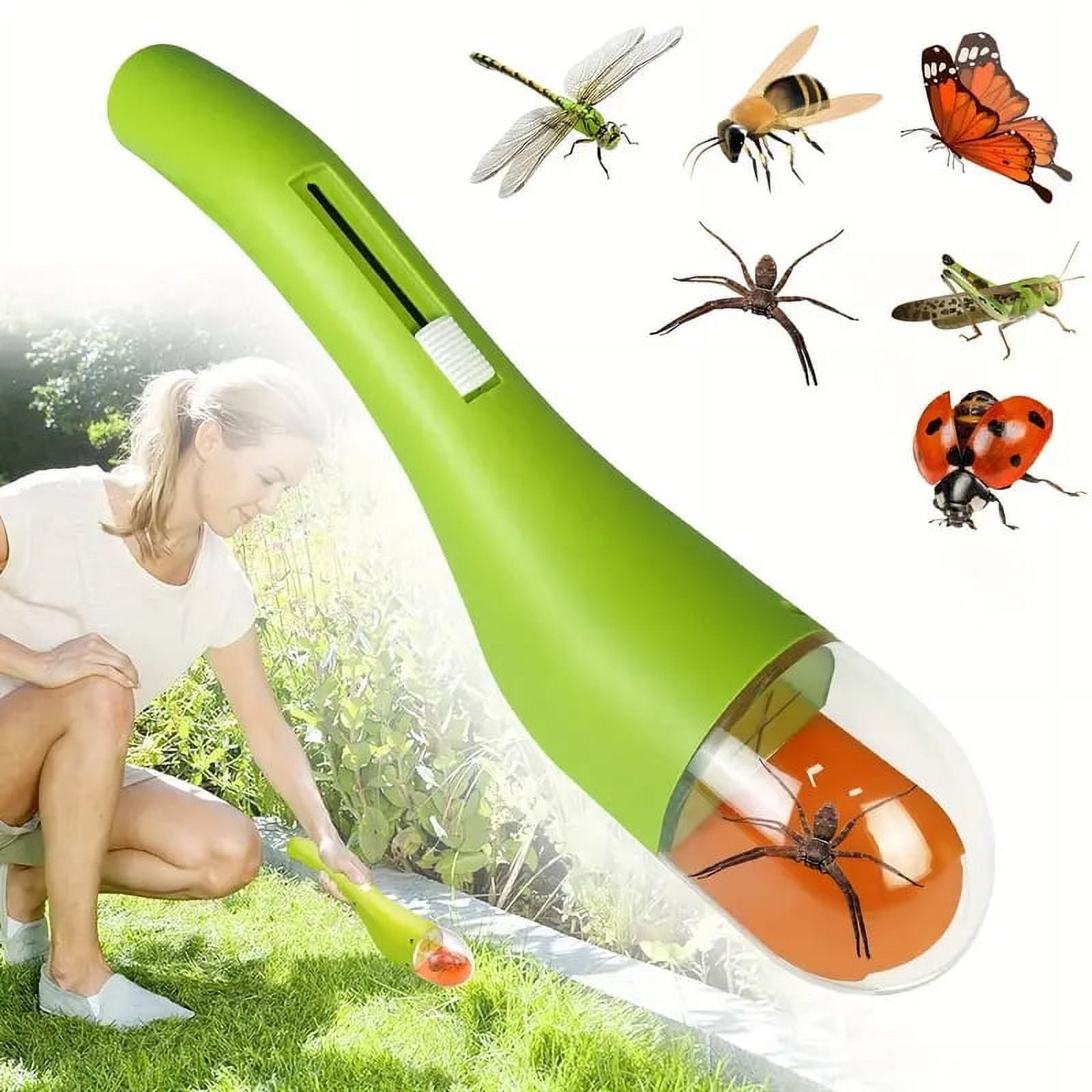 Irich Bug Catcher with Thumb Slider Bug Collecting Kits, Plastic ...