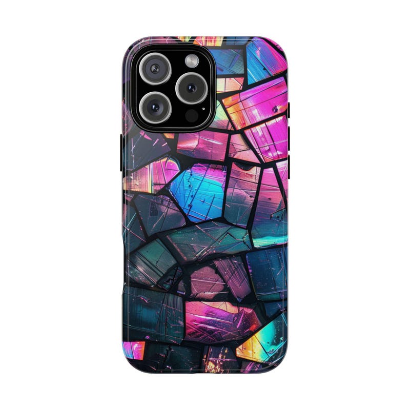 Iridescent Glass Mosaic in Violet, Purple & Blue Twilight Case for ...