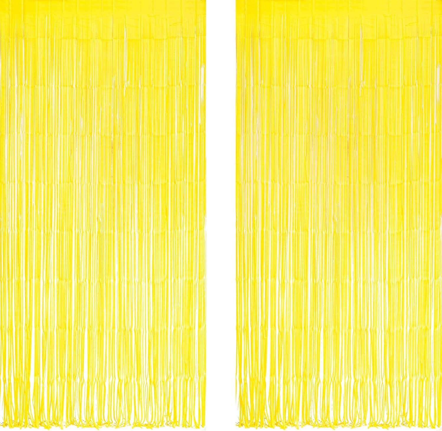 Iridescent Party Streamers Backdrop Neon Transparent Holographic Tinsel ...