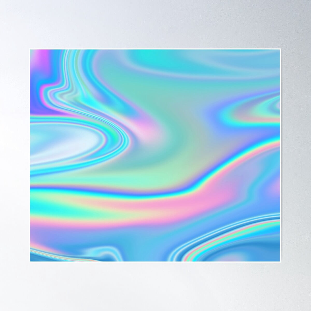Iridescent Poster Wall Art, Modern Wall Decor For Living Room Bedroom ...