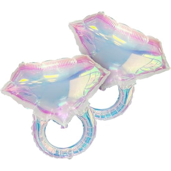 Iridescent Ring Balloon For Engagement Bridal Shower Bachelorette ...