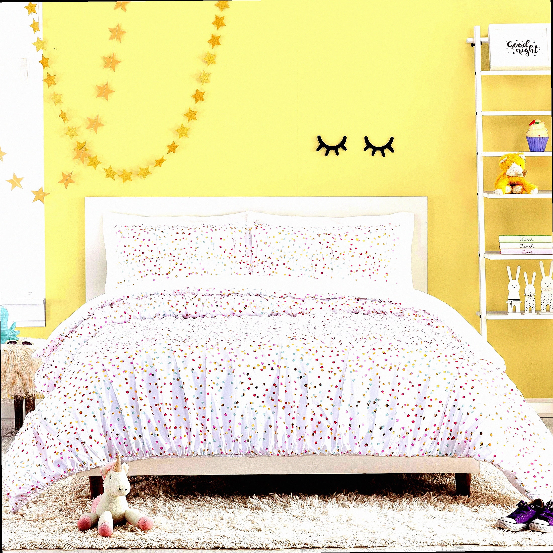 Iridescent Starry Night Comforter Set - Walmart.com