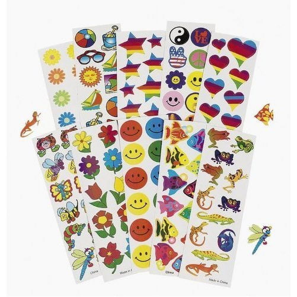 Iridescent Stickers (1200Pc) - Stationery - 100 Pieces - Walmart.com