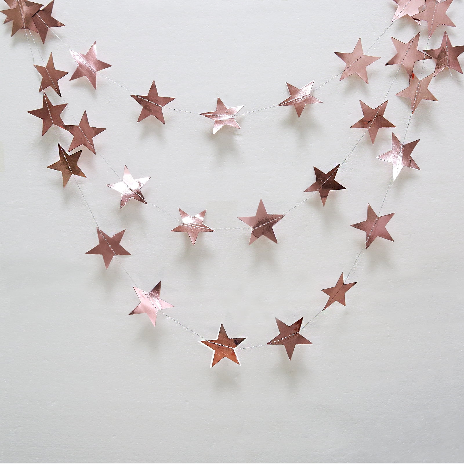 Iridescent Twinkle Little Star Moon Garland Holographic Hanging ...