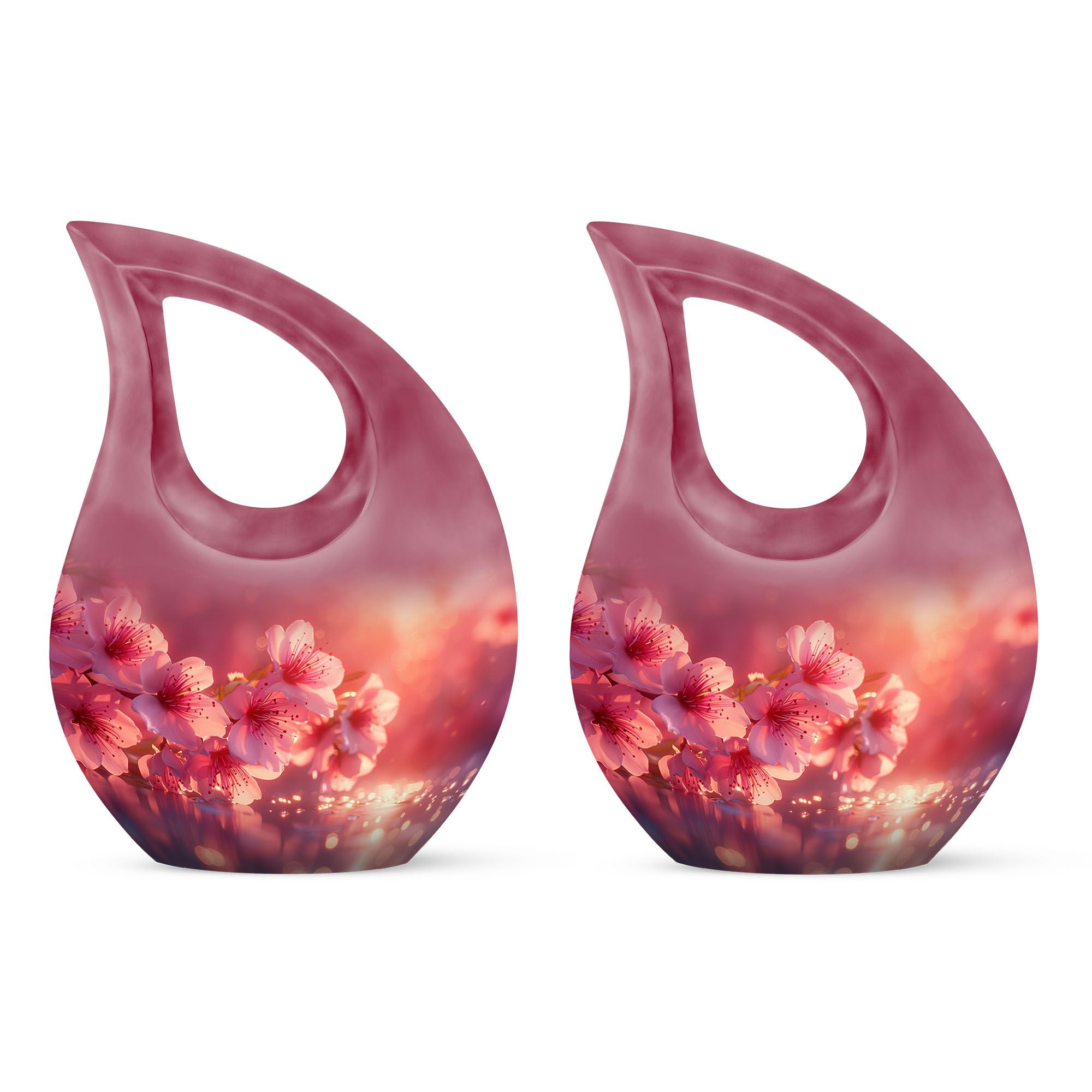 Iridescent Watcher Among Crimson Urn - Urns For Human Ashes Adult Man ...