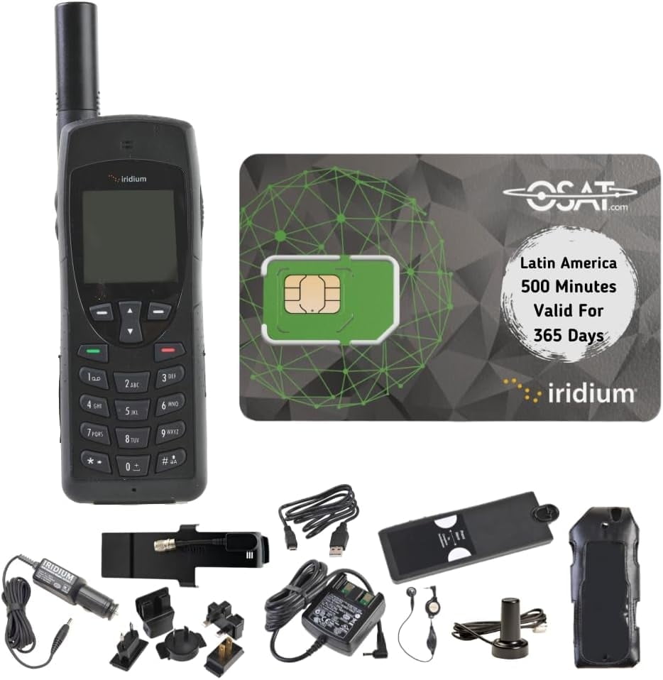 Iridium 9555 Satellite Phone | Latin American 500 Minutes | 365 Days ...