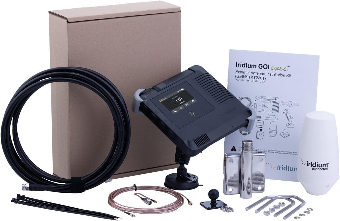 Iridium GO! Exec Satellite WiFi Hotspot Terminal With Fixed ...