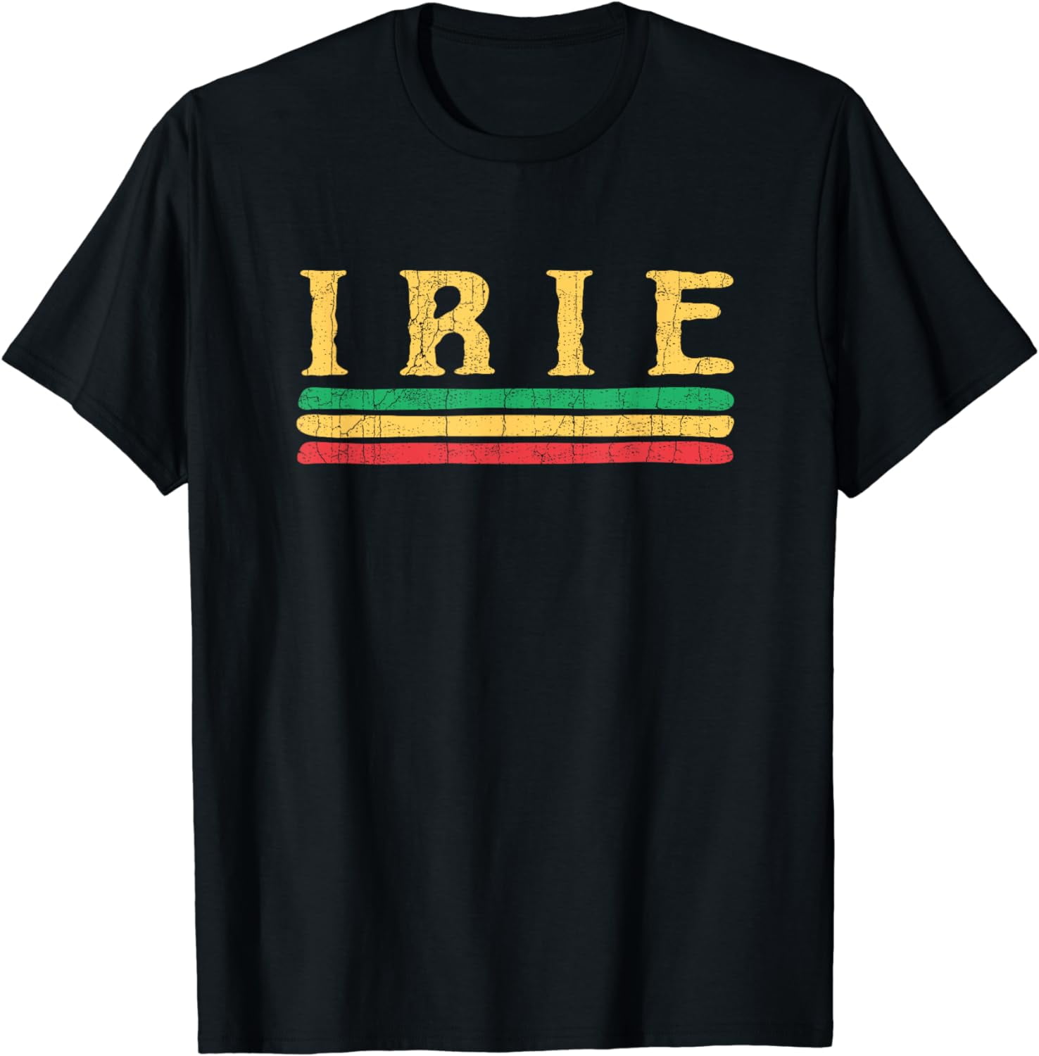 Irie Rasta Reggae Rastafari Funny Jamaica jamaican T-Shirt - Walmart.com