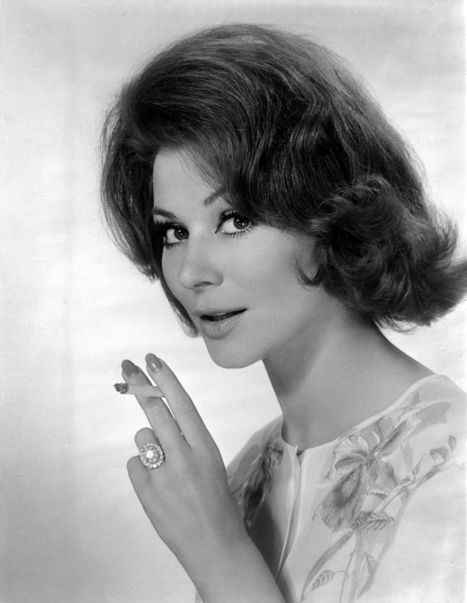 Irina Demick wearing a Dress with Cigarette on Hand Photo Print (24 x ...