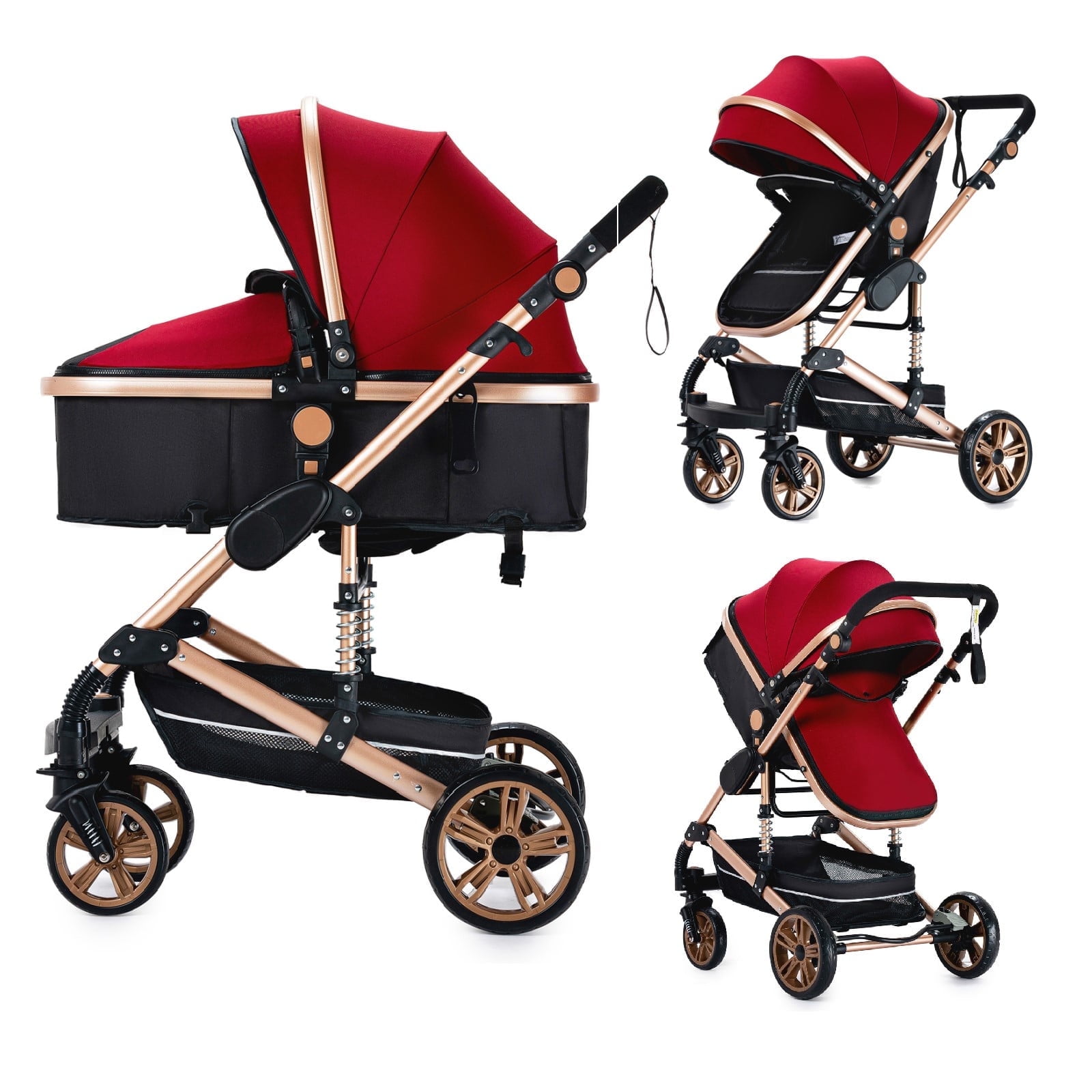 Iris Baby 2-in-1 Baby Travel System,Convertible Infant Bassinet Pram ...