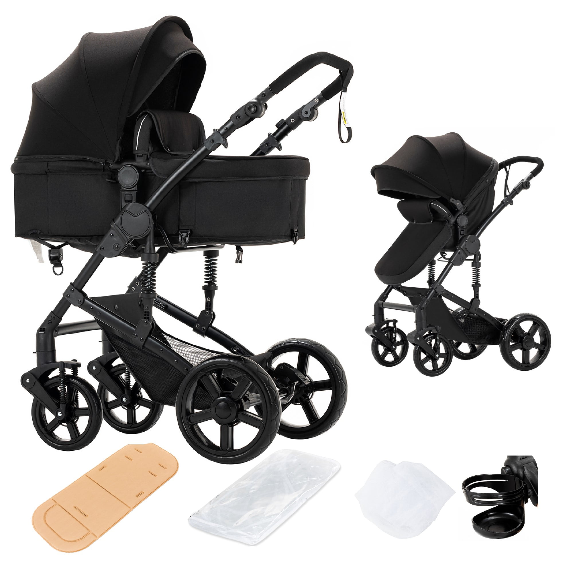 Iris Baby 2 in1 Folding Lightweight Baby Stroller,Infant Travel Stroller with Cup Holder and ...
