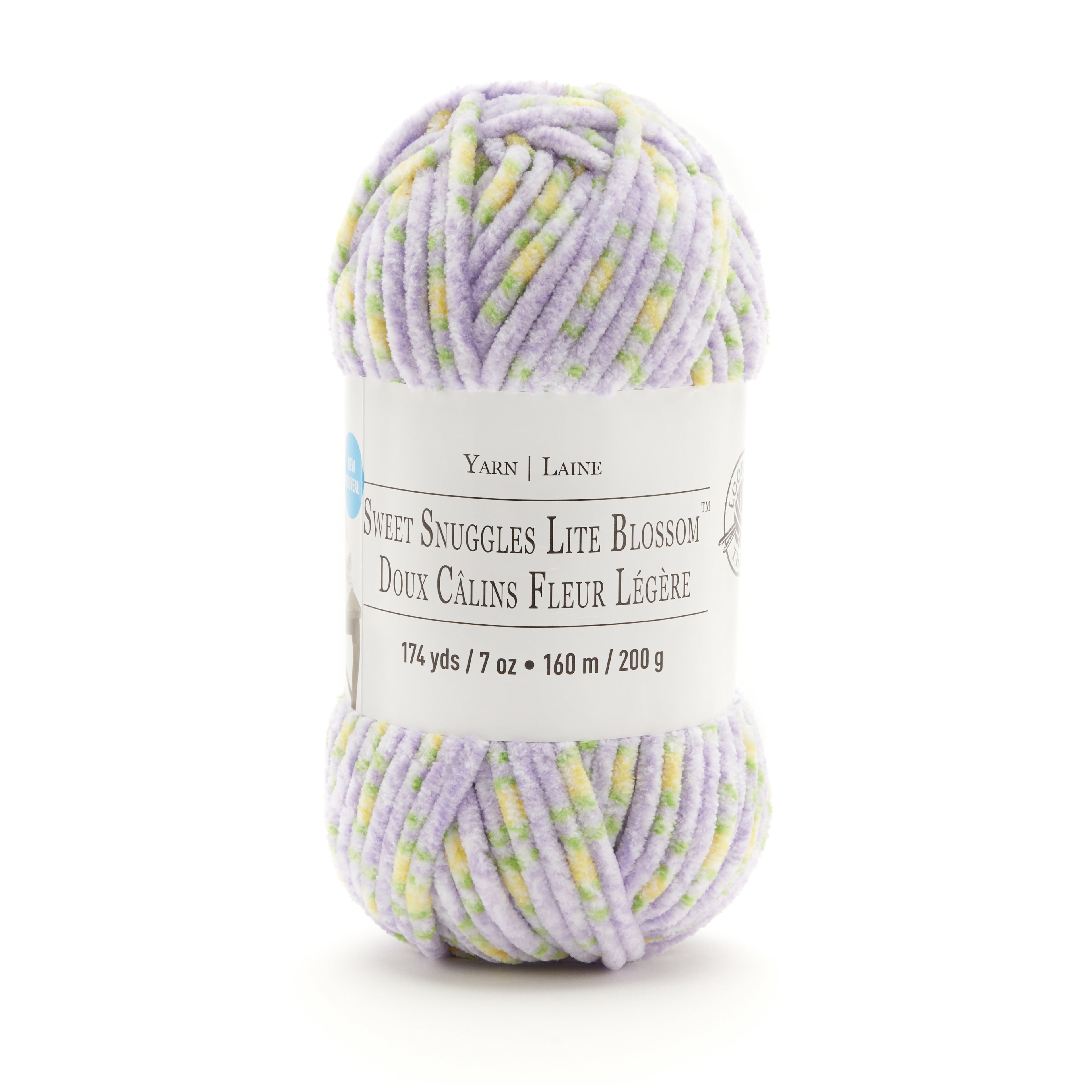 Iris Blossom Sweet Snuggles Lite Yarn by Loops & Threads – Super Bulky ...