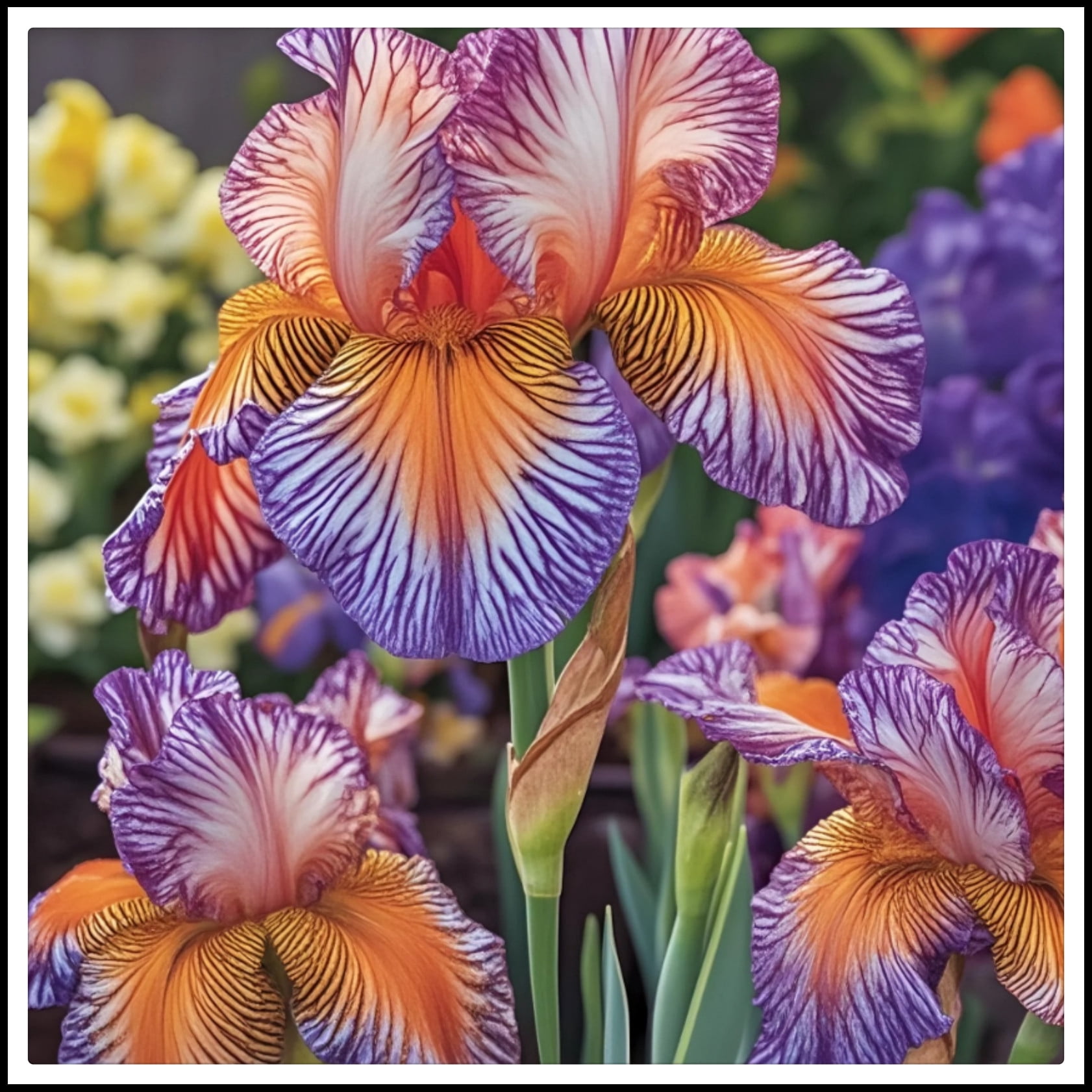 Iris Bulbs/Professional Planting for Fill Shady Corners Garden/ Simple ...