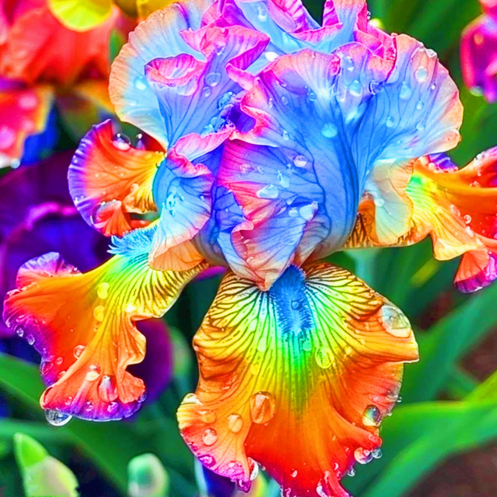 Iris-Bulbs-Simple to Grow-Home Decoration for Planting Now-Premium ...