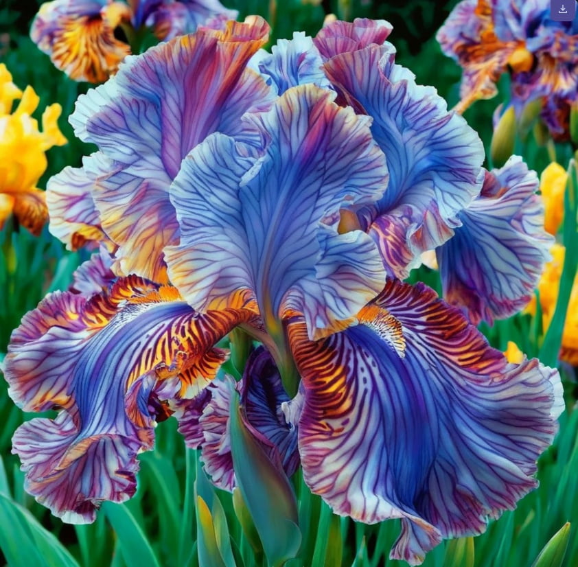 Iris Bulbs-Summer flowering-Perennial -Fast growth-Attractive Garden ...