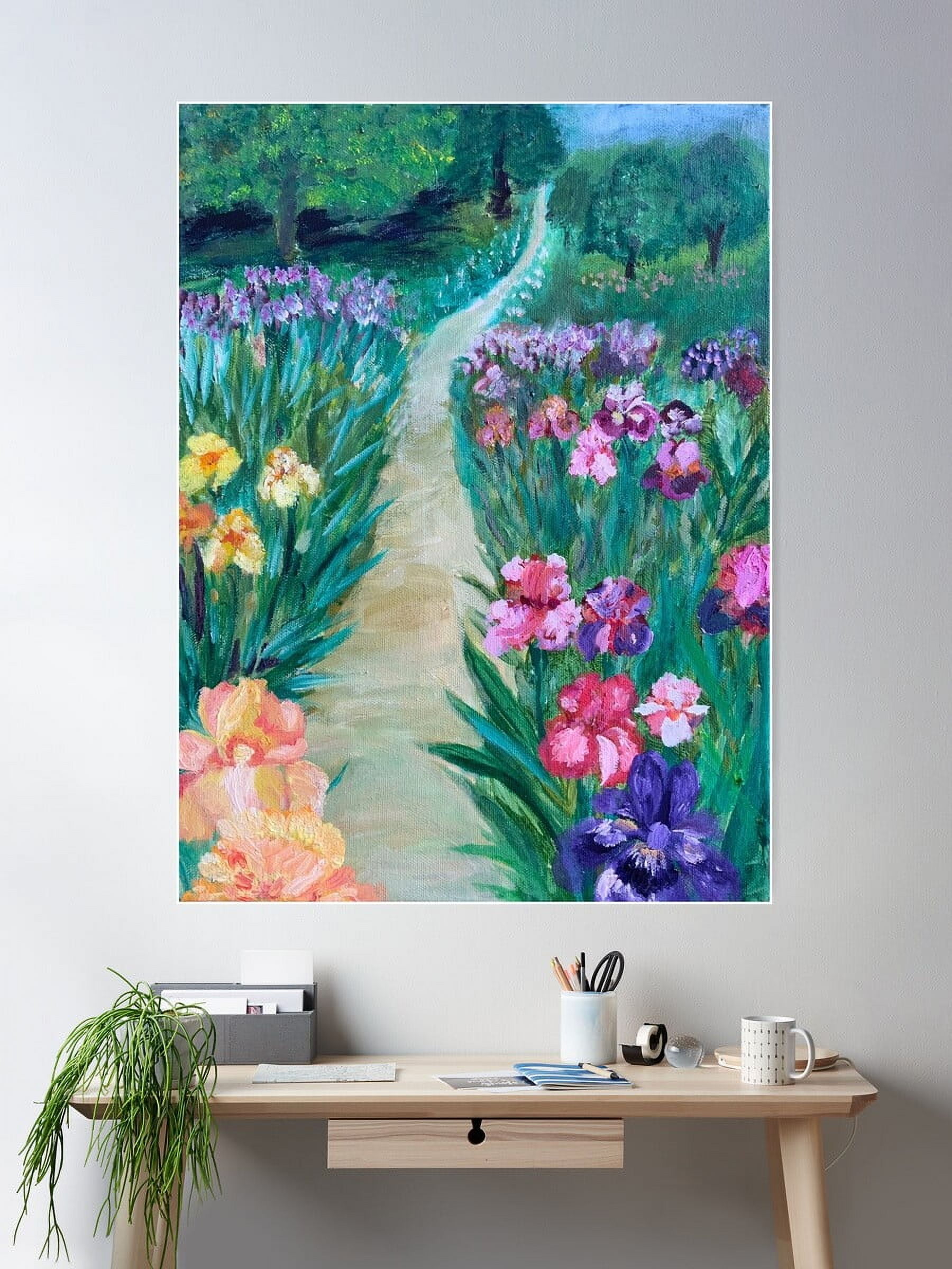 Iris Garden Path - Image To Symbollically Widen A Hallway Or Staircase ...