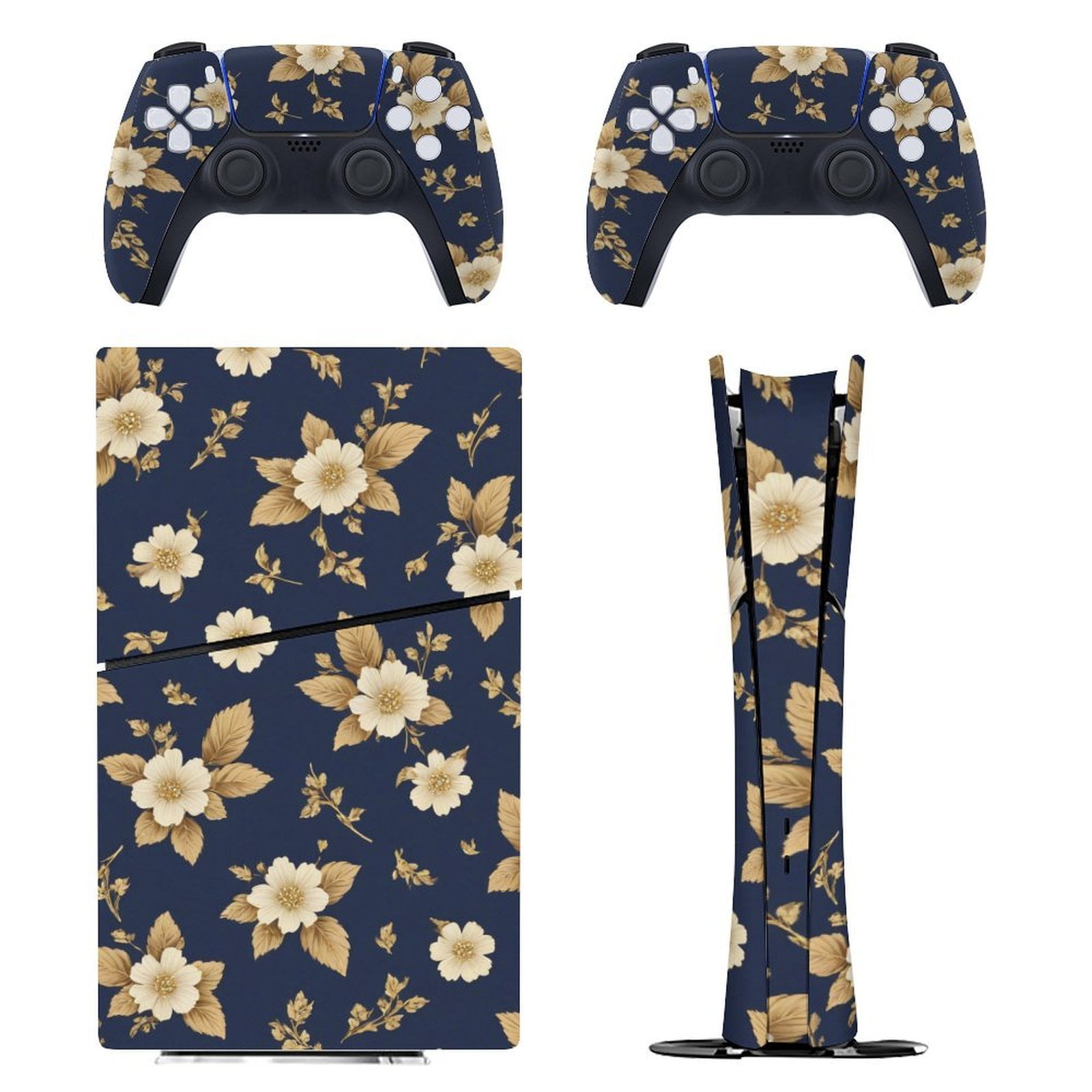 Iris Line Drawing Console Skin Bundle for PS5 Pro Slim Disc & Digital ...