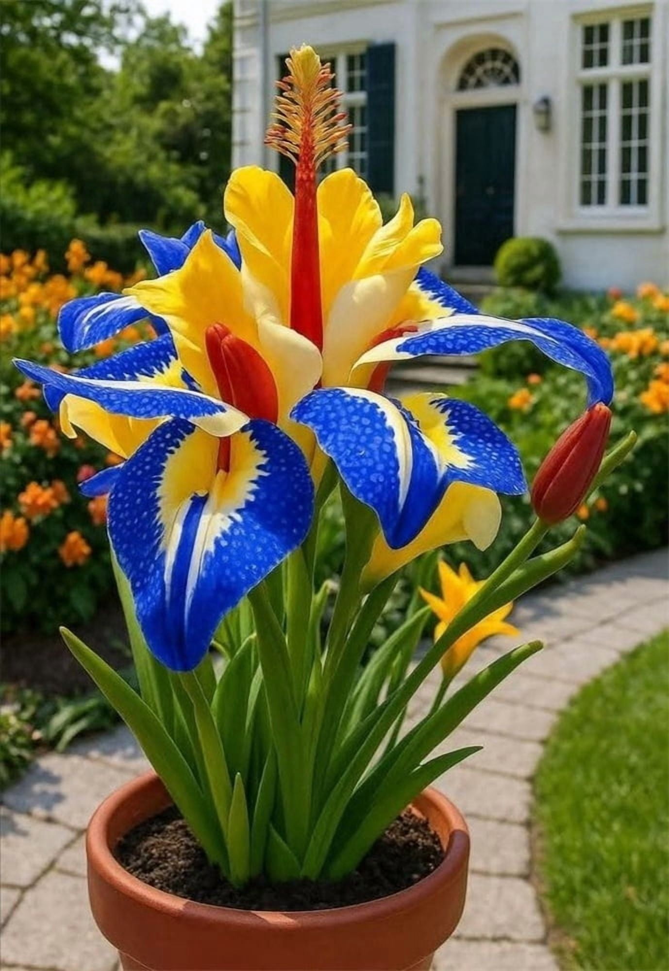 Iris Planting-Beautiful Gift Garden-Bloom Year After Year-(Non ...