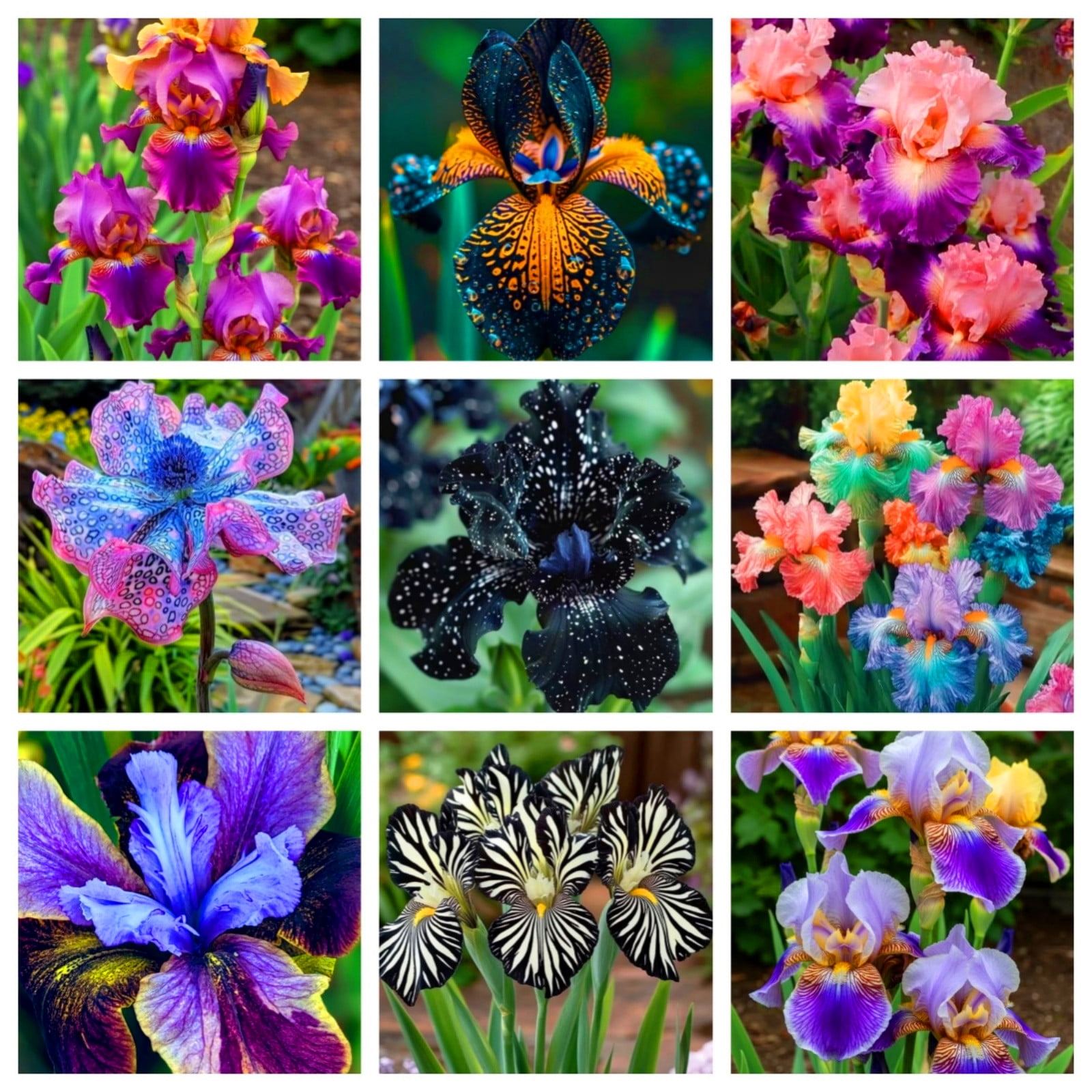 Iris. Suitable for cut flowers and flower arrangements, with upright ...